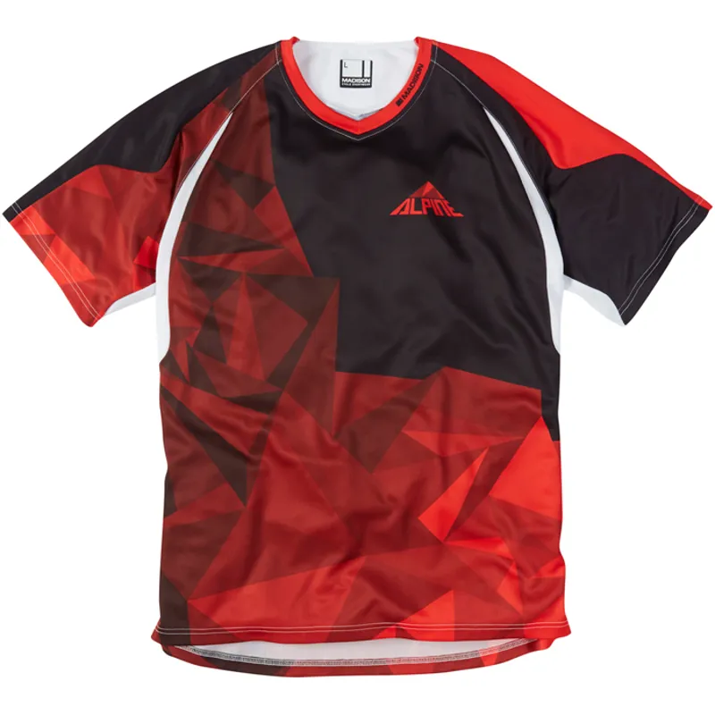 2015 Madison Alpine SS Jersey Black Red