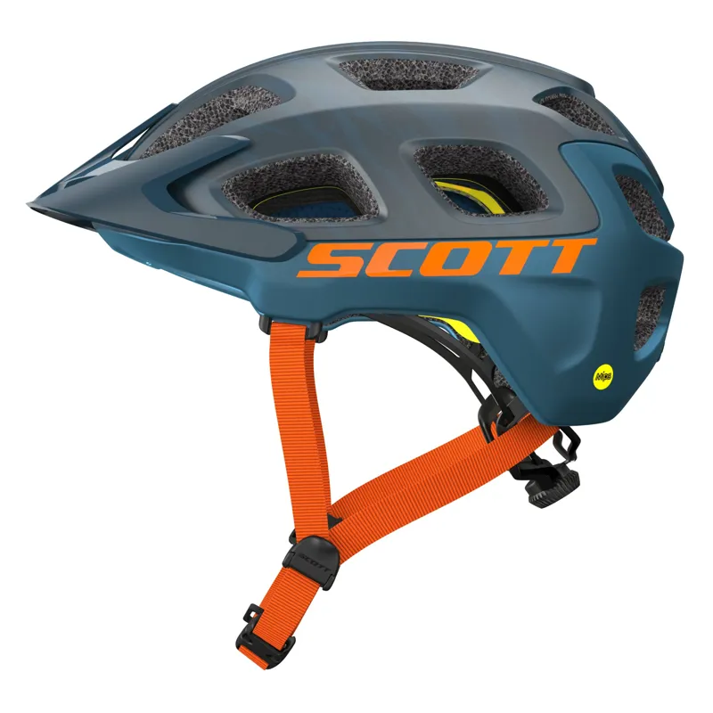 2018 Scott Vivo Plus Mountain Bike Helmet Blue Orange