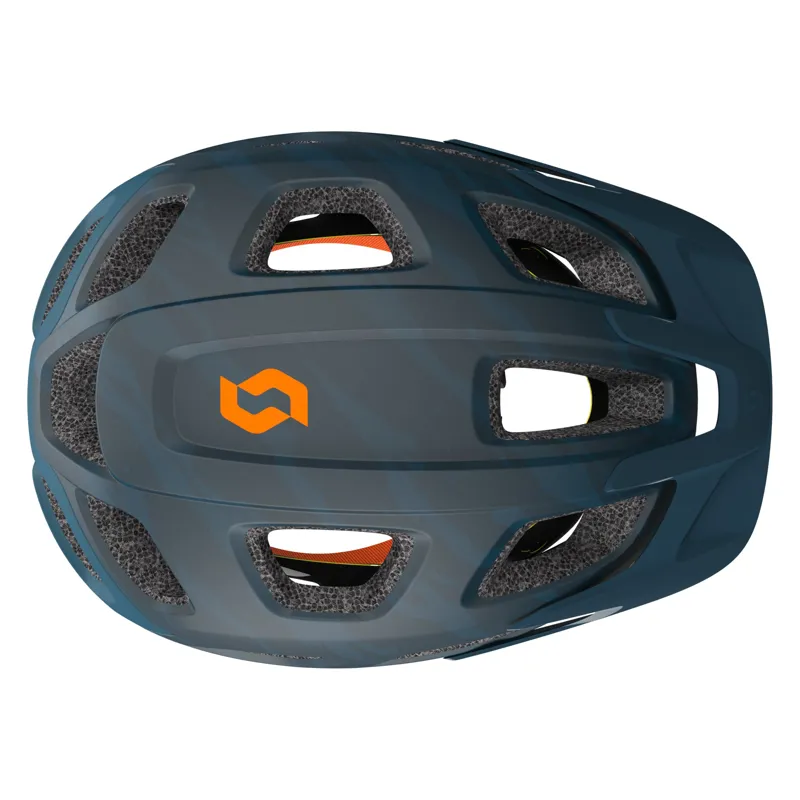 2018 Scott Vivo Plus Mountain Bike Helmet Blue Orange