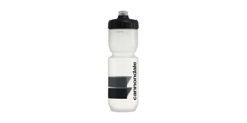 Matrix Fabric Block Gripper Bottle in Clear Black - Run and Ride
