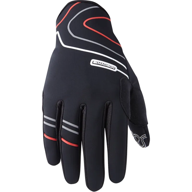 Madison Element Mens Gloves, Black / Red
