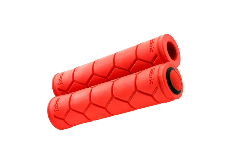 Fabric Silicone Grips Red