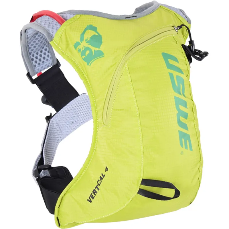 USWE Vertical 4 Run Pack with 2L Shape Shift Bladder Crazy Yellow