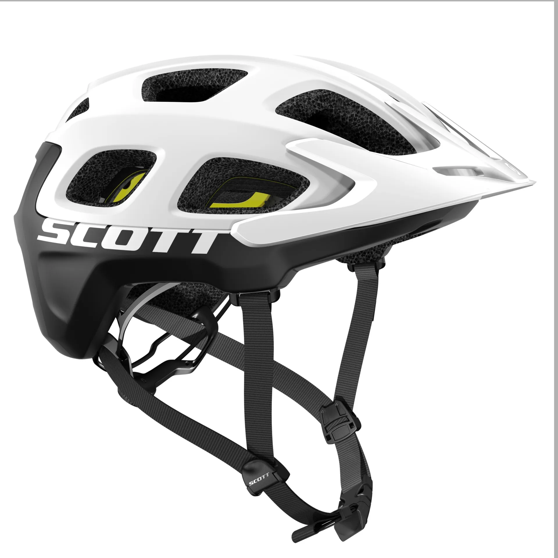 2018 Scott Vivo Plus Mountain Bike Helmet White Black