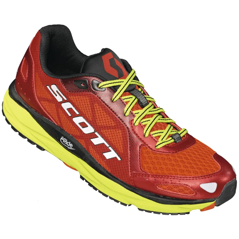 2015 Scott AF Plus Trainer Road Shoe Red Green