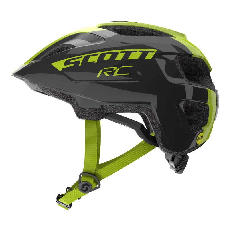 Scott Spunto Plus RC Junior Helmet - Black Yellow - Run and Ride